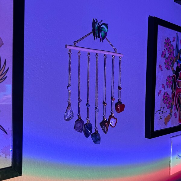 Crystal Wall Hanger / Crystals / Dangle / - Etsy