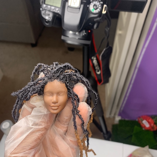 Doll Rerooting Hair Dreadlocs or Locs Bundle - Etsy