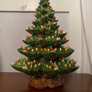 Ceramic Christmas Tree Replacement Base Tree Base Ceramic Tree Base ...