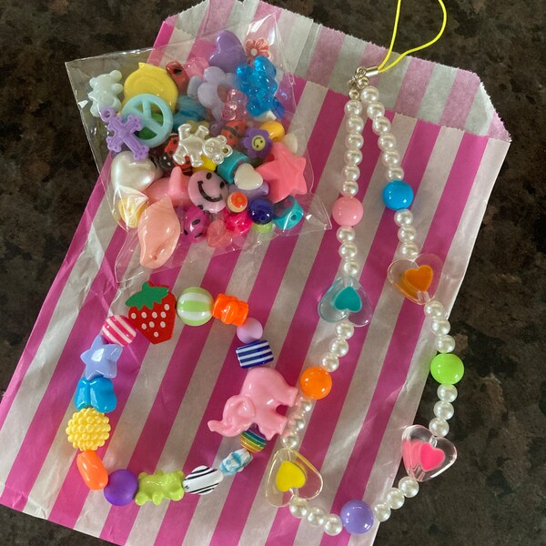 Bead Soup/acrylic/charms/mixed/random/lucky Dip - Etsy