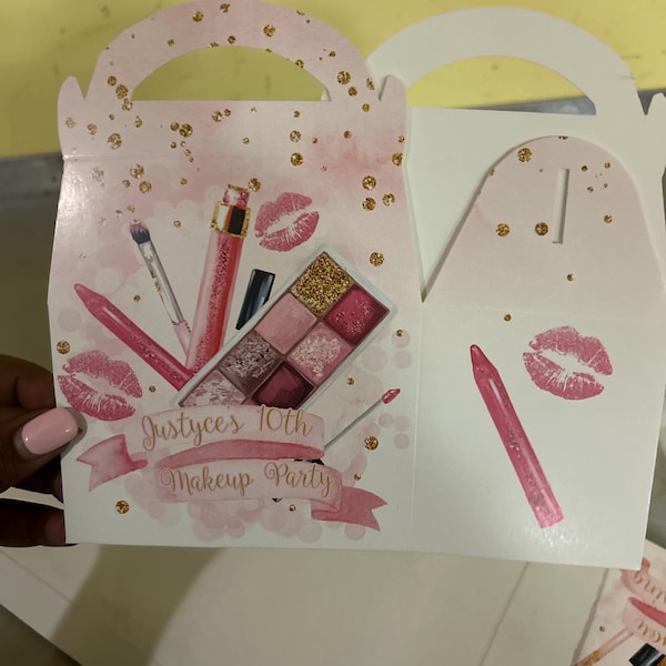 SPA Pamper Personalised Children’s Party Box Gift Bag Favour - Etsy