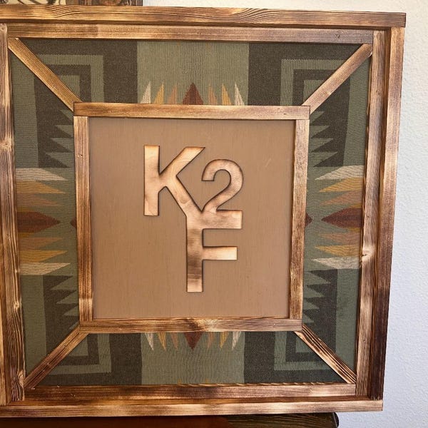 Western Four-sided Branded Sign // Pendleton // Southwestern Sign ...