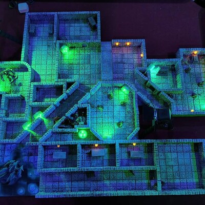Dungeon LED Torch Wall Options dragonlock - Etsy