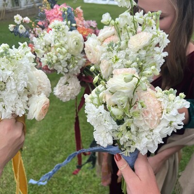 Olive Velvet Ribbon / Wedding Bouquet Ribbons / Green Velvet Raw Edge ...