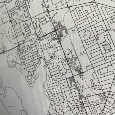 Kenitra Map Print, Kenitra Map Poster Wall Art, Kenitra City Map ...