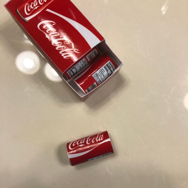 PRINTABLE Soda Boxes and Soda Cans for 1:3 Scale Dolls (can Be Re ...