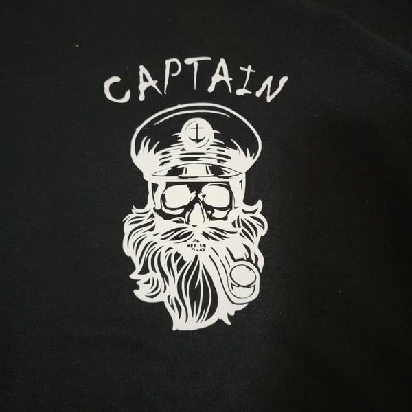 Skull Boat Captain SVG Sailing SVG Yacht Cruise Ship Ocean Sea Anchor ...