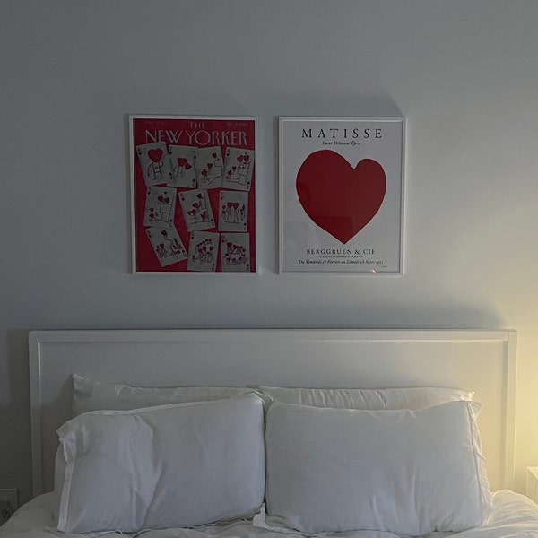 Henri Matisse, Love Gift, Matisse Red Heart, Friend Gift, Dreamy Decor ...
