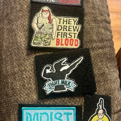 They/them Causing May/hem Pronoun Patch, Non-binary Personal Pronouns ...