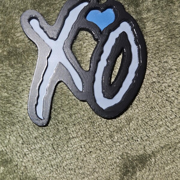 XO Keychain 3D Printed - Etsy