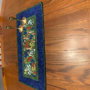 Texas Wildflower Placemats, Dining Table Placemats, Quilted Reversible ...