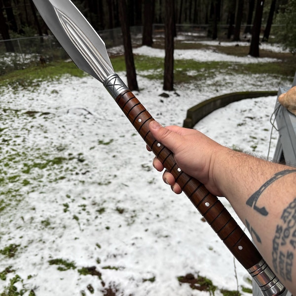 Hand Forged, Custom Damascus Steel Sword 30 Inches, Kris Blade, Keri ...