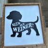 Seen My Weiner? Dog Wall Art Dxf/svg - Brightnite Metalworx Digital ...