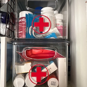 Red Cross Sticker Medical First Aid PICK SIZE COLOR Vinyl Decal Car ...