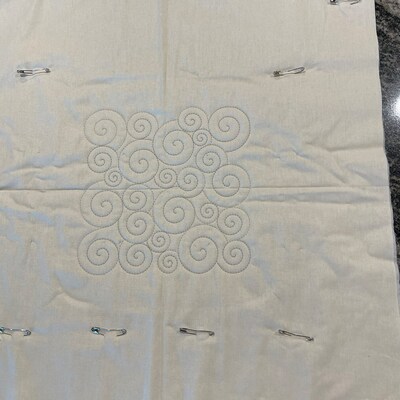 Swirl Quilt Block Embroidery Design. Quilt Block Pattern. Quilting ...