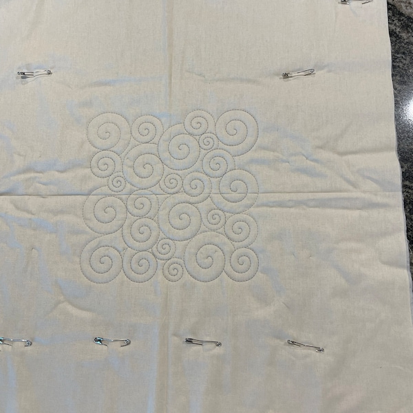 Swirl Quilt Block Embroidery Design. Quilt Block Pattern. Quilting ...