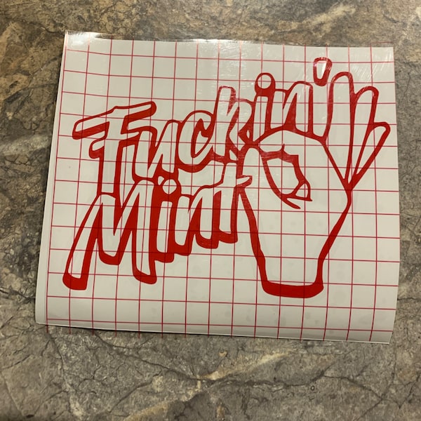 Fu*kin' Mint / Layered Digital Downloads for Cricut, Silhouette Etc ...