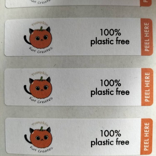 Eco Friendly Card Clasp Stickers / Low Tack Card Catch Labels ...