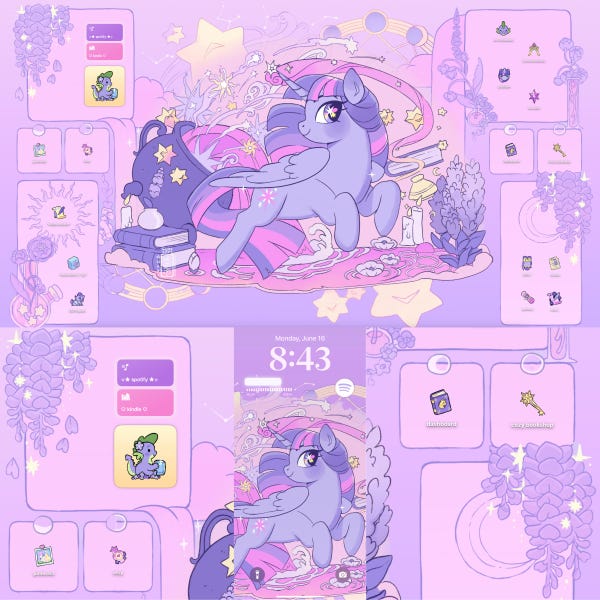 Fluttershy's Cottage Grove - MLP Inspired Desktop Collection - 33 Icons ...