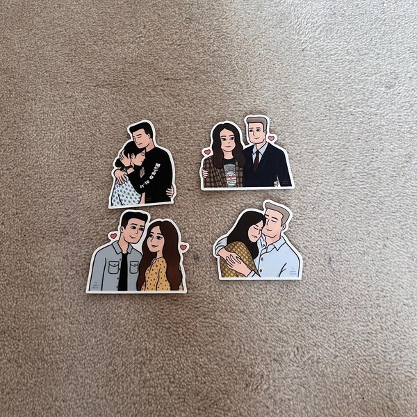 The Rookie Stickers, Cartoon Stickers, Angela, Nyla, Celina, Aaron ...