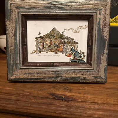 Dark Silver Brass 5x7 Stelliform Embossed Black Handmade Plastic ...