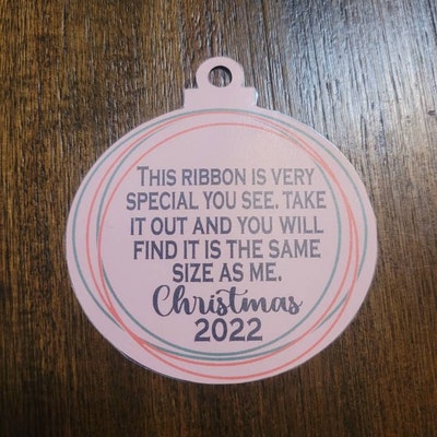 Instant Download/printable Ribbon Christmas Ornament You Will Find It ...