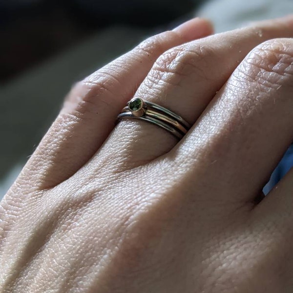 Mother Birthstone Ring, Dainty Birthstone Ring, Custom Birth Ring ...