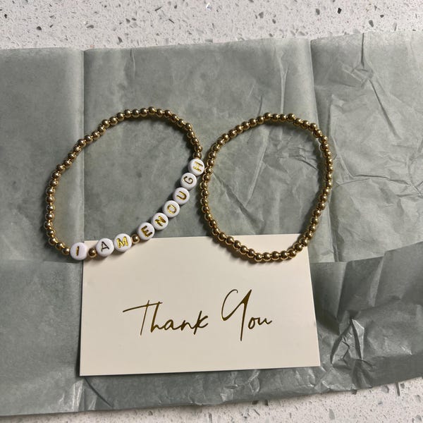 Self Care Bracelet Bundles, Mental Health/positive Affirmation ...