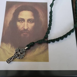 Black Eastern Orthodox Prayer Rope Chotki, 33 Count Barrel Knots. 550 ...