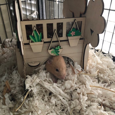 Custom Hamster Hideout/ Hamster Treehouse With Level/ Hamster Castle ...