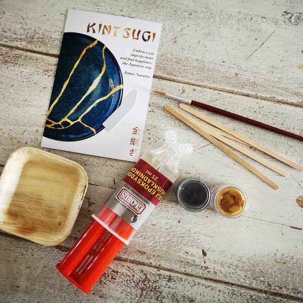 Kintsugi Kit Food Safe Gold - Etsy