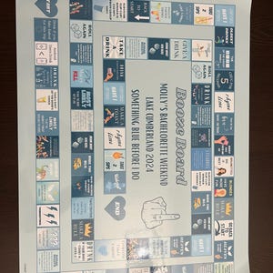 Booze Board: the Drinking Board Game for Everyone - Etsy