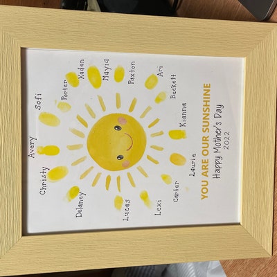 INSTANT DOWNLOAD Editable Sunshine Fingerprint Guestbook, You Are My ...