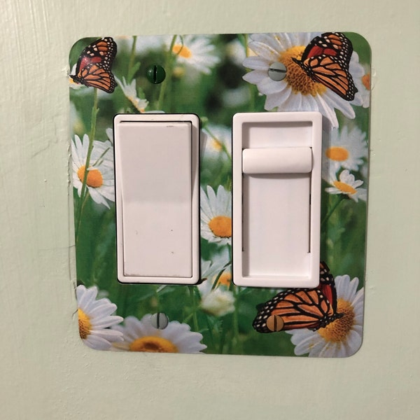 Monarch Butterfly Switch Plate Cover, Light Switch Cover, Butterflies ...