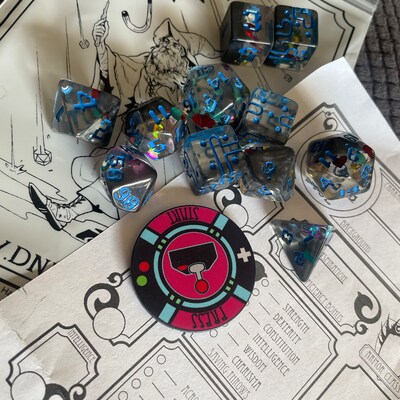 Retro Arcade Exclusive 11 Dice Set Video Game Dice With - Etsy