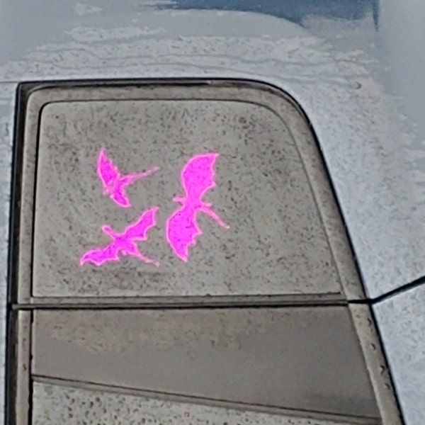 3 Dragons Flying Car Window Decal - Etsy
