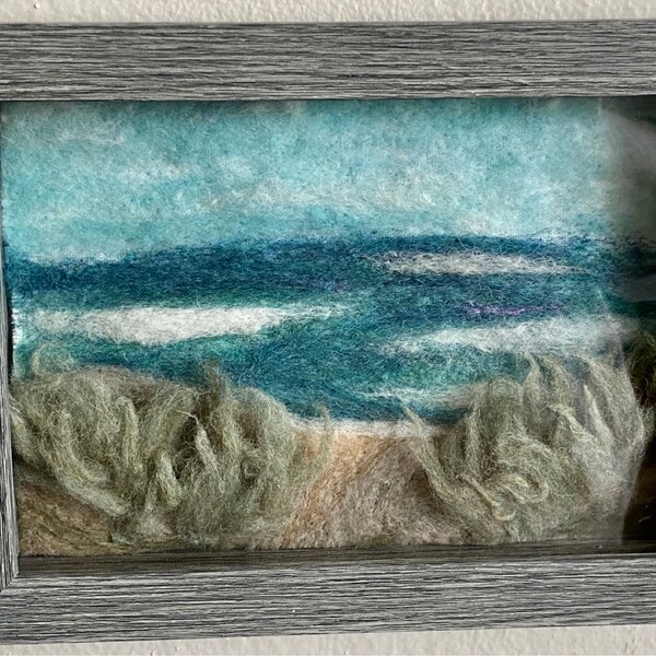 Beach View Needle Felting Kit - Beginner Friendly - Includes Video ...