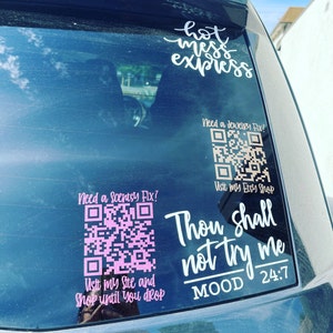 Design Your Own QR Code Design Your Own Window Sticker | Etsy