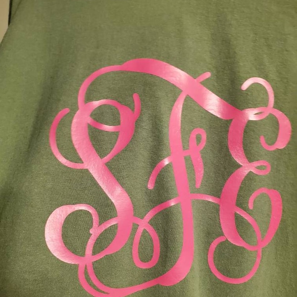 Monogram Iron On, Monogram Iron on Transfer, Iron on Letters, Heat ...
