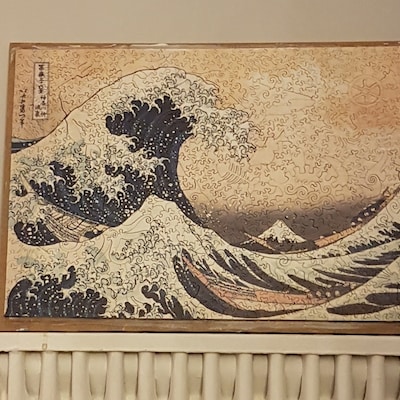 The Great Wave off Kanagawa Jigsaw Puzzle for Adults Hokusai Japanese ...