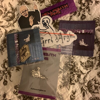 Grr Argh Soft Enamel Lapel Pin, Inspired by Buffy the Vampire Slayer ...