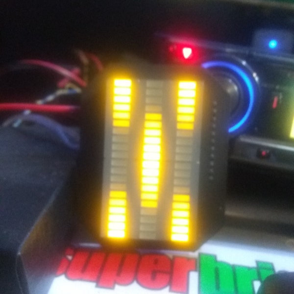 Knight Rider Mini KARR Voicebox Display - 60-LED Vu-meter - Etsy