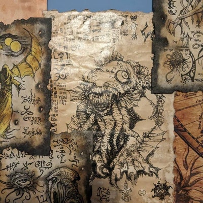 The Litany of Dagon Scroll Lovecraft Prop LARP Cthulhu - Etsy