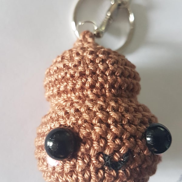 Poop Keychain Crochet Pattern, Cute Crochet Poo Amigurumi Pdf Tutorial ...