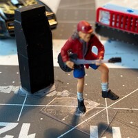 1:64 Miniature Human Figures Resin / Unpainted Great for Dioramas Hot ...