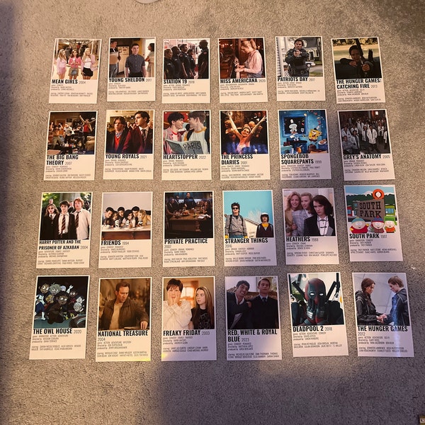 Custom Movie Poster, TV Show Poster, Mini Poster, Wall Decor, Wall Art ...