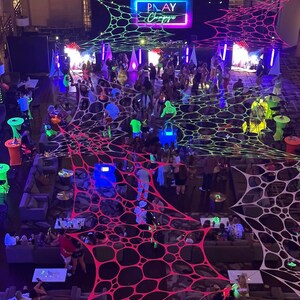 Uv Giant Complete Glow in the Dark Party Decoration Kit, Blacklight ...