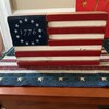 Rustic Wood American Flag Blocks - Etsy