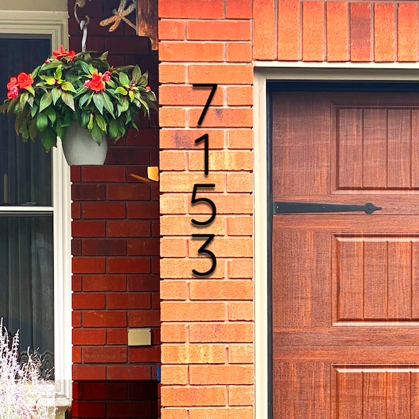 House Numbers | METAL Number Address Sign | House Number for Outdoor ...