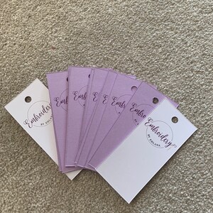 12 Blank or Personalised Small Rectangle Tags. DIY to Write on - Etsy UK